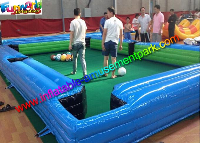 Newly Inflatable Snooker Football Field , Soccer Snook Ball Sport Game ...