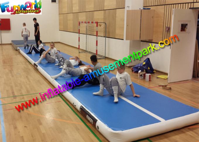 12m Inflatable Air Track , Inflatable Air Tumble Track With Drop Stitches