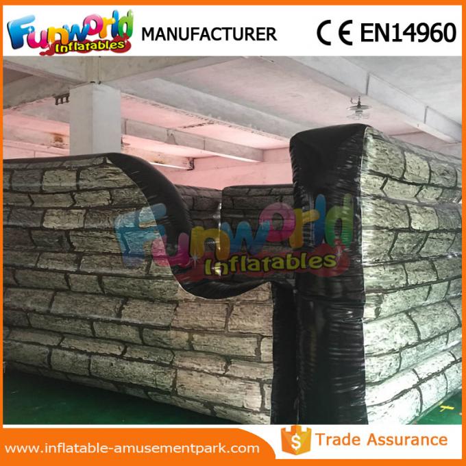 Customized Size Waterproof Inflatable Barricade Paintball Bunker ...