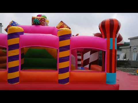 Sugar Candy House 6x6x3.2M Commercial Jumping Castles
