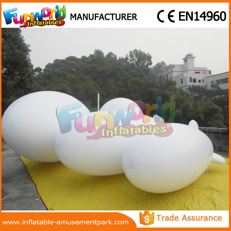 Giant White Or Customized Color Advertising Inflatables Helium Balloon ...