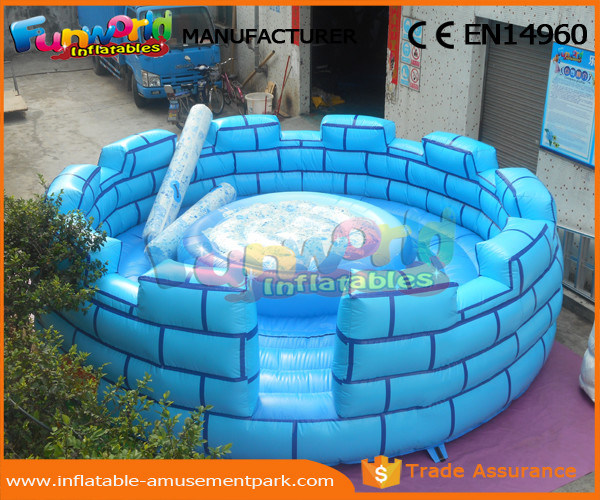 PVC Gladiator Joust Game Inflatable Sports Arena Interactive Game For ...