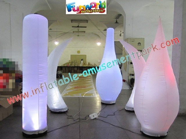 Inflatable Led Color Changing Lighting Decoration Pillar