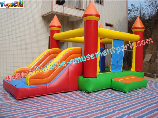 PVC Outdoor Inflatable Bouncer Slide 6Lx3Wx3H Meter For Kids