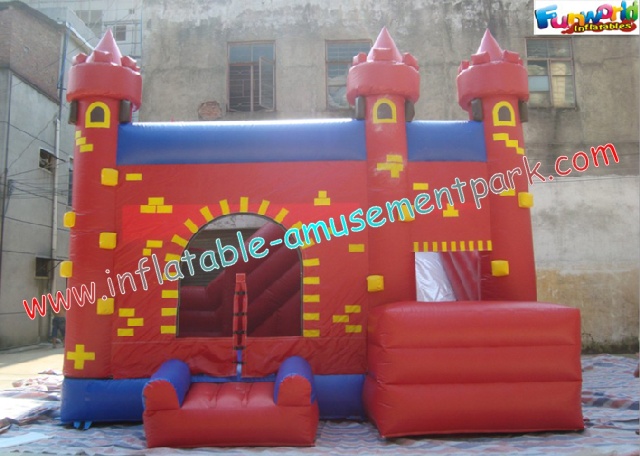 Durable Inflatable Bouncer Slide , Fun PVC Tarpaulin Combo Jumpers For ...