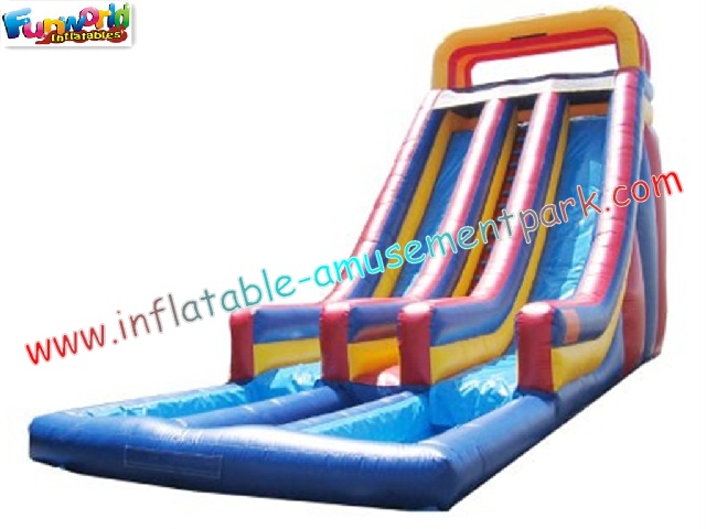 Custom SUMMER Amusement Park Outdoor Adult Water Inflatable Slide 14L x ...