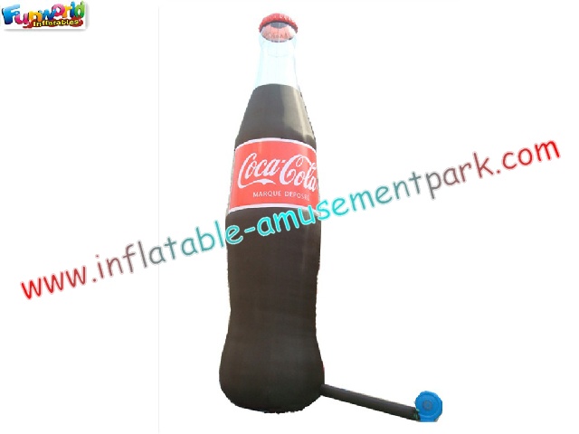 Customized Mini Coca Cola Inflatable Adervising Bottle for Promotion