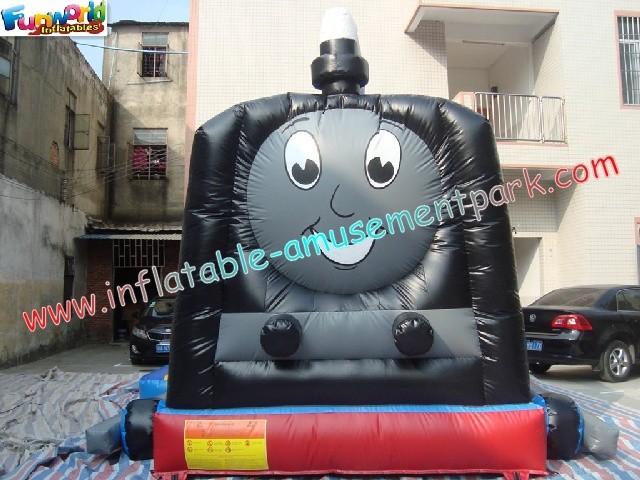 PVC Kids Outdoor Thomas Train Inflatable Commercial Bouncy Castles ...
