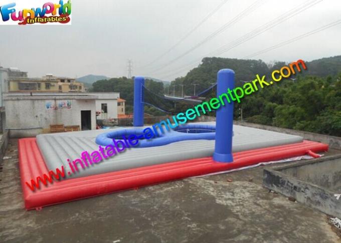 Popular Inflatable Bossaball Court / Volleyball Court Interactive ...